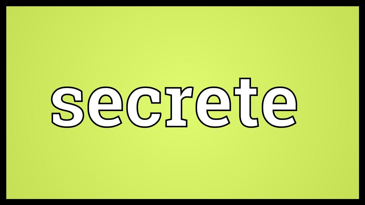 Secrete Hormones Meaning at Leticia Martinez blog