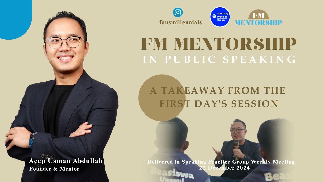 PRESENTATION IN SPEAKING PRACTICE GROUP - ABOUT FM MENTORSHIP - YouTube