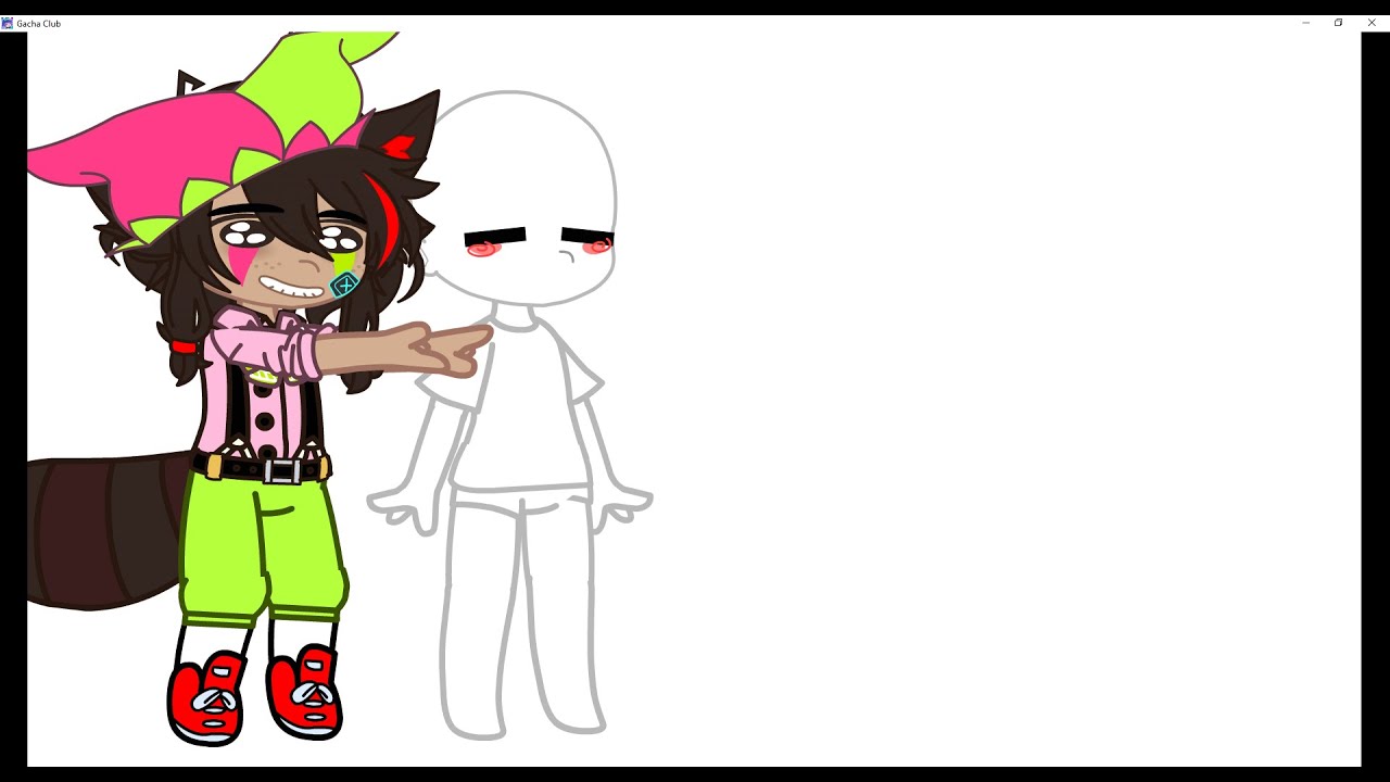 Spinning a wheel to make a character!!! // ruby raider gacha - YouTube
