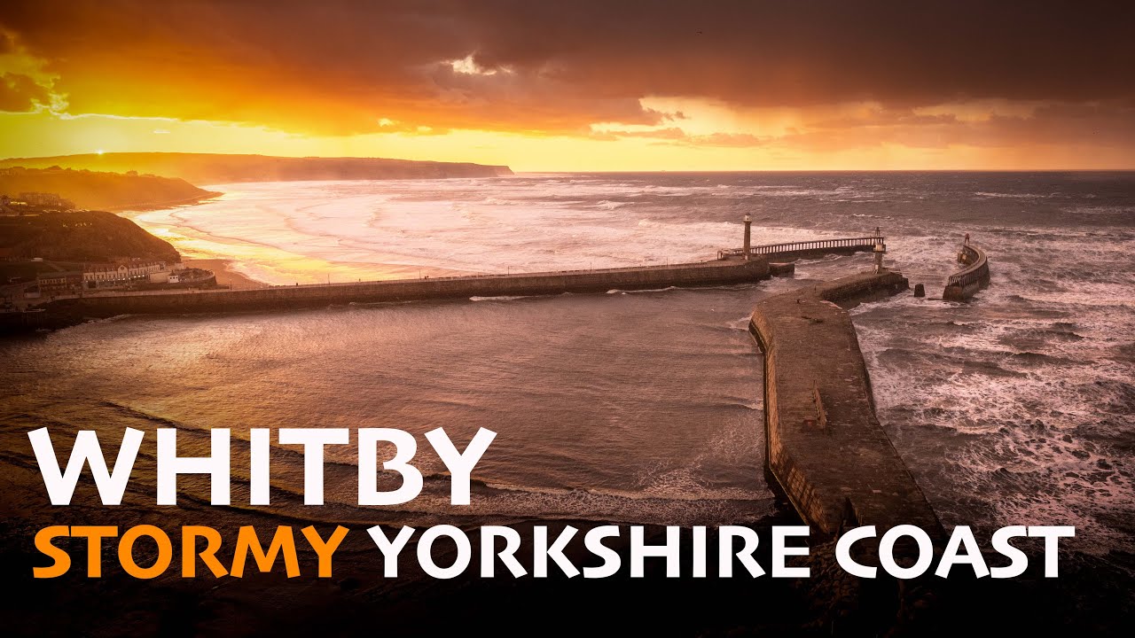 January Storms At Whitby On The Yorkshire Coast - YouTube