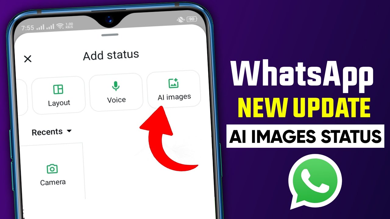WhatsApp AI Image status update || WhatsApp AI status update ...