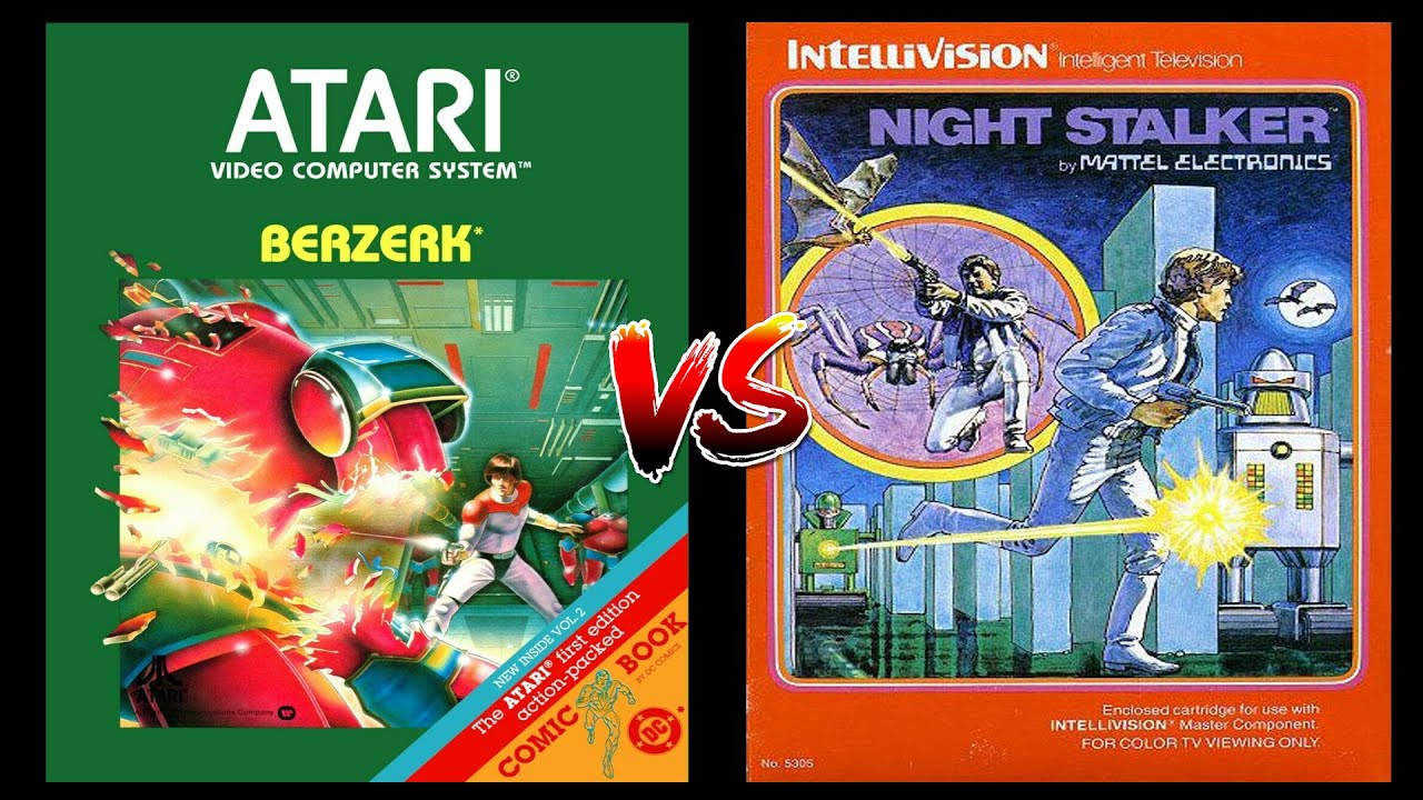 Atari vs Intellivision Episode 3 (Berzerk vs Night Stalker) Battle of ...
