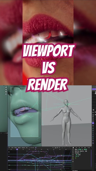 Viewport vs Render | BLENDER 3D #blender3d #3dart #3dmodeling #3danimation #animation #vfx # ...