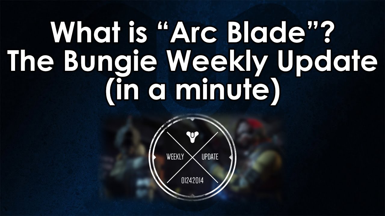 What is Arc Blade?: The January 24 Weekly Update (in a Minute) - YouTube
