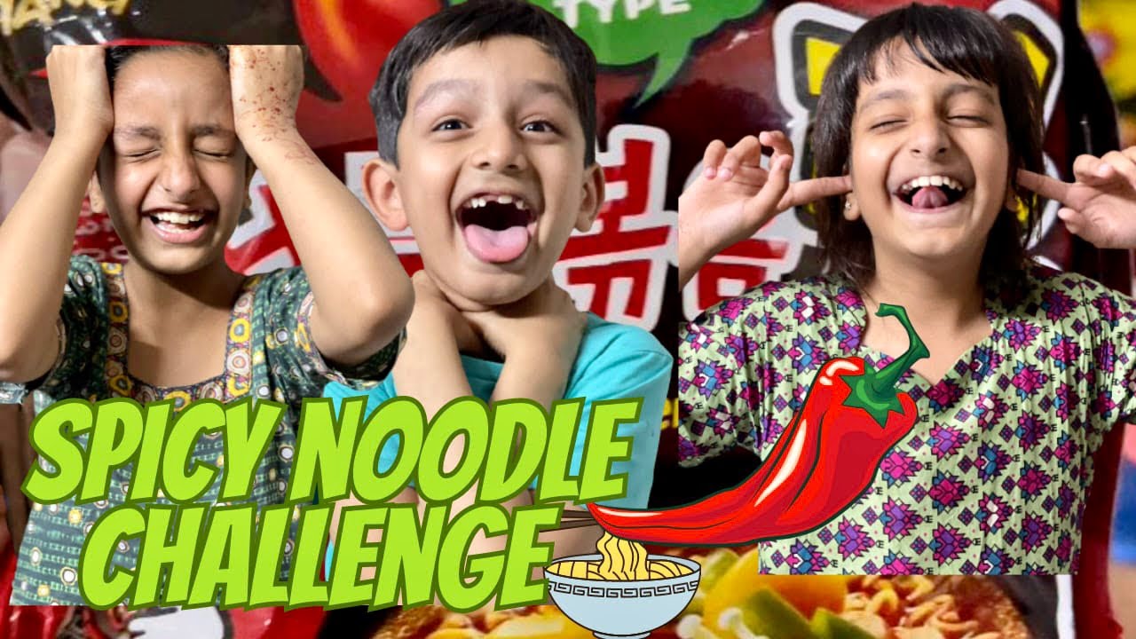 SPICY NOODLES CHALLENGE | SPICY KOREAN FIRE NOODLES CHALLENGE | NOODLES ...