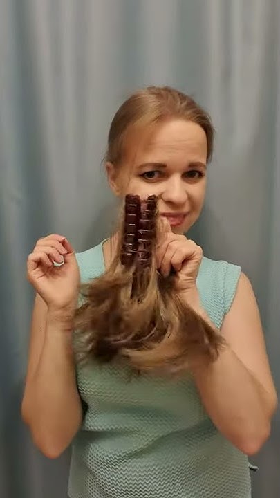 Шиньон на крабе Karina Лёгкий способ сделать красивую причёску Youtube