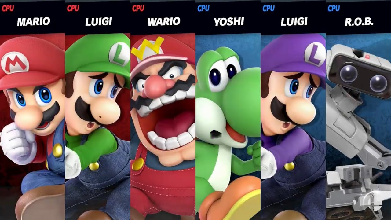 3 on 3 Mario Fighters: Super Smash Bros. Ultimate - YouTube