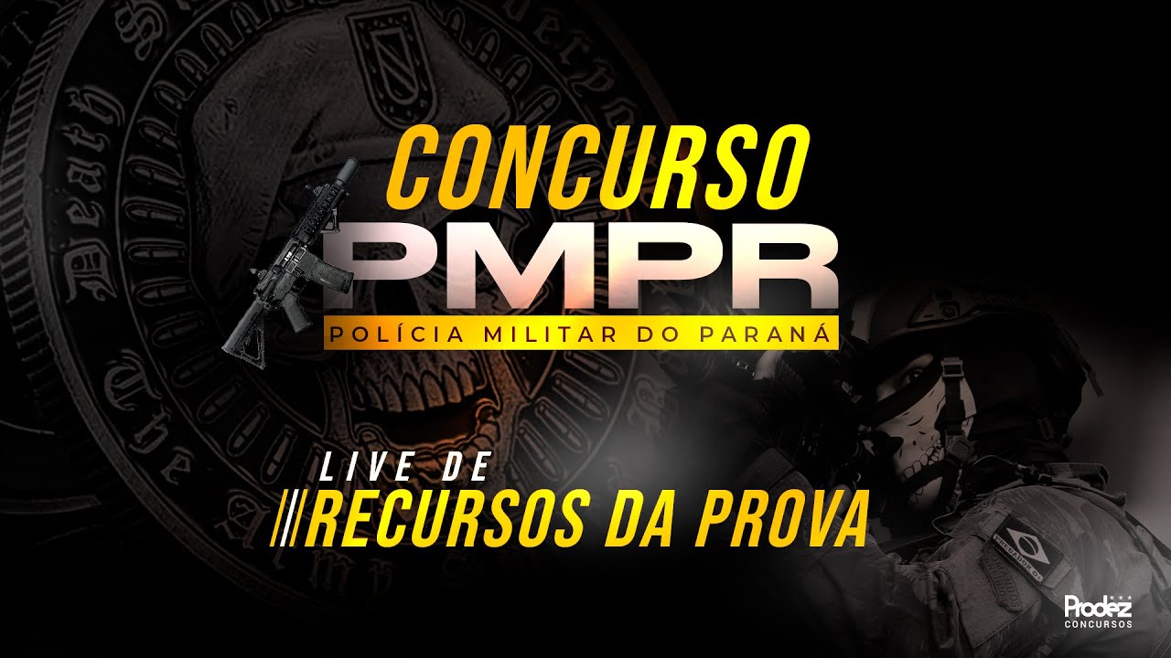 Concurso PMPR | Suporte Pós-prova - Recursos - YouTube
