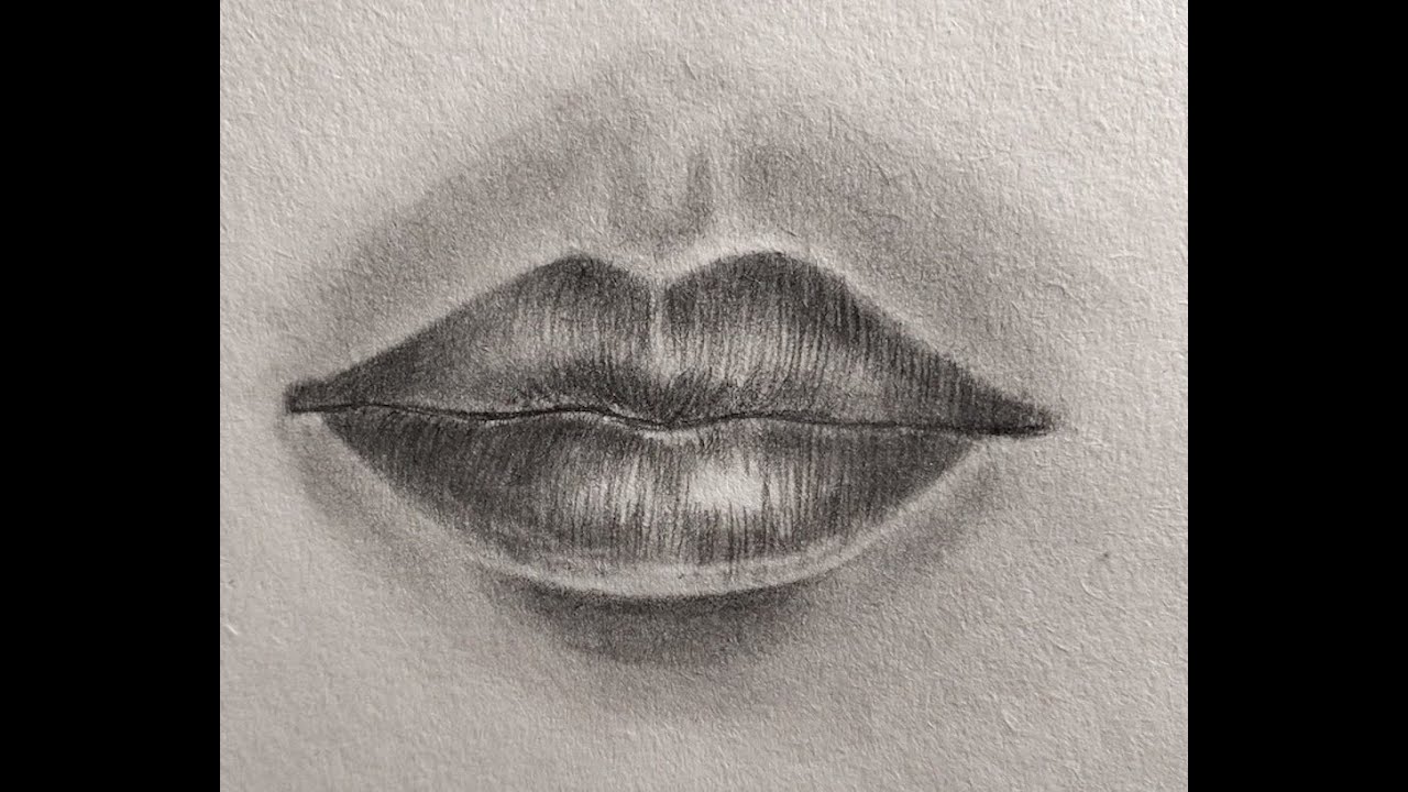 Learn How to Draw Realistic Lips Step-by-Step - YouTube
