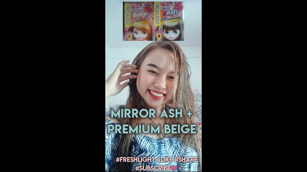 Schwarzkopf Fresh Light Milky Hair Color | Mirror Ash | Premium Beige ...