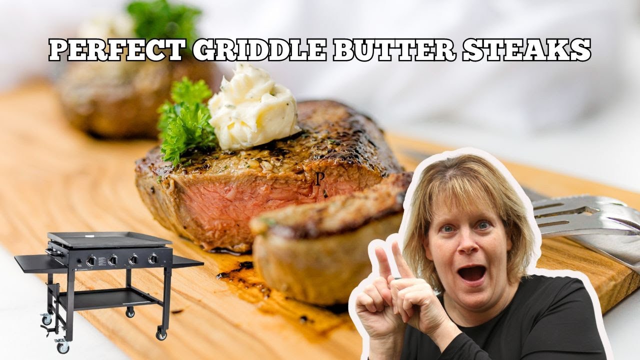 PERFECT Griddle Butter STEAKS - Juicy & Tender EveryTime! - YouTube