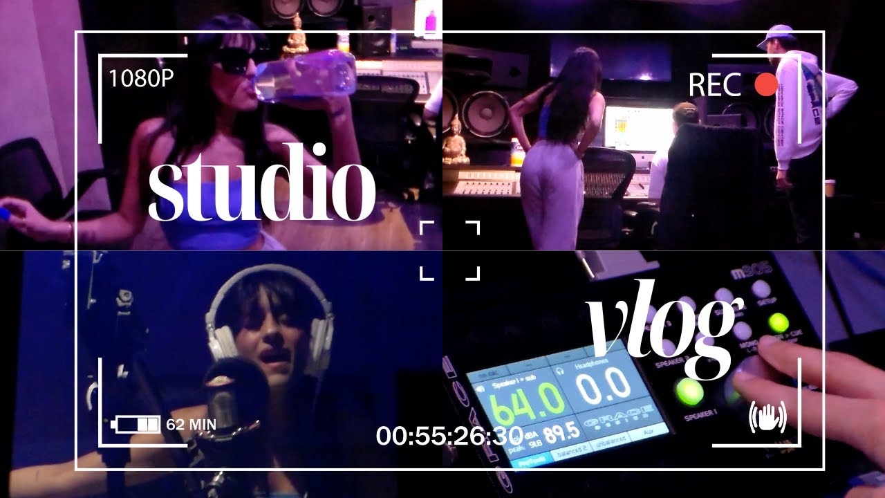 a day in the life of a singer in la | recording studio vlog ♡ - YouTube
