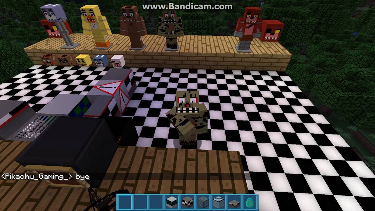 Minecraft FNAF texture pack showcase - YouTube