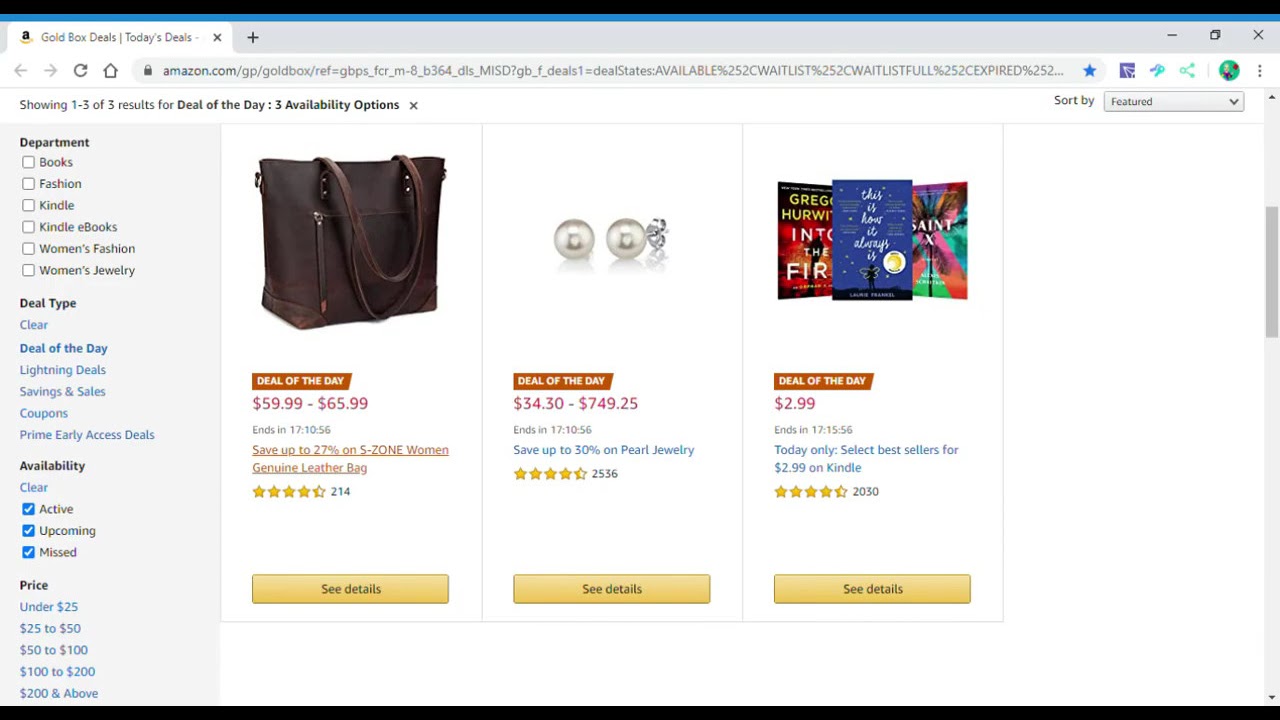 5/31/20 ONLY: 3 Deals Of The Day - YouTube