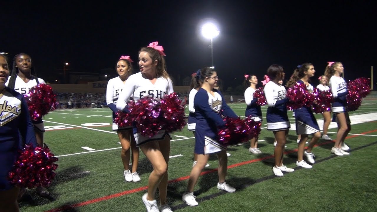 Cheerleaders "POP Warner and ESHS Football Halftime Show" - YouTube