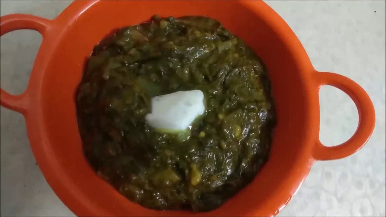 sarson ka saag / mustard leaves - YouTube