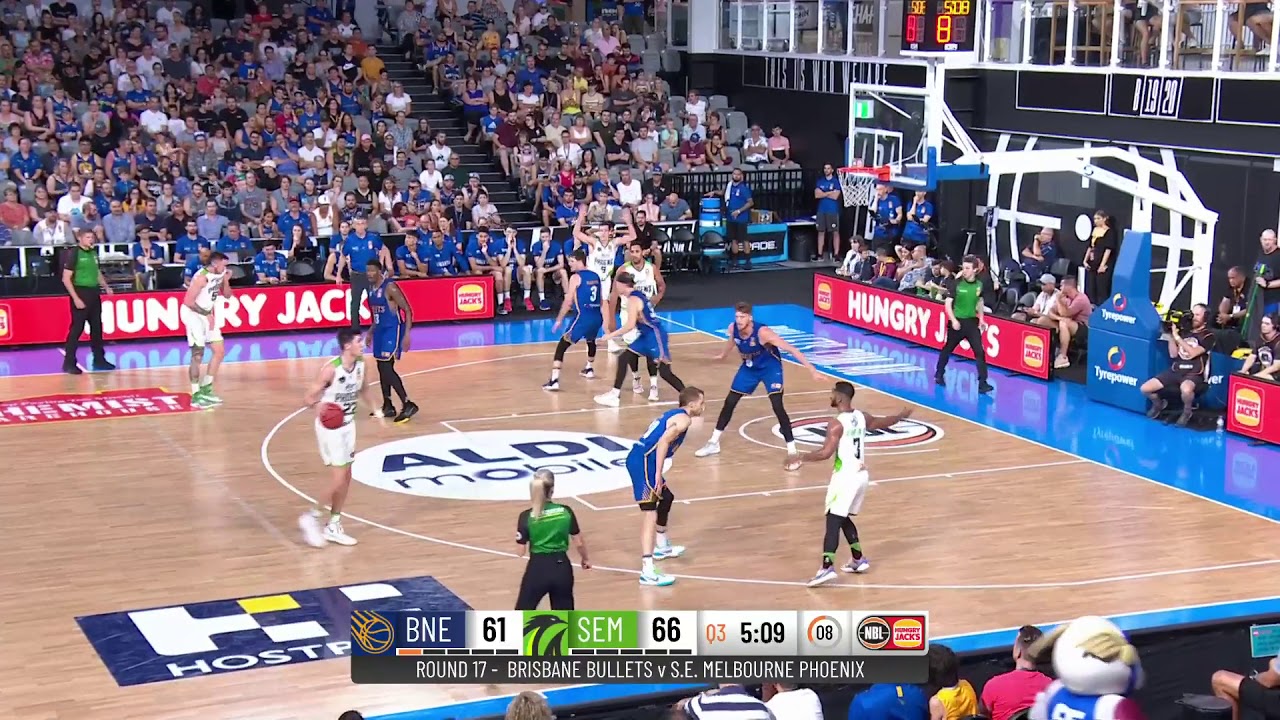 Dane Pineau Posts 10 points & 10 rebounds vs. Brisbane Bullets - YouTube