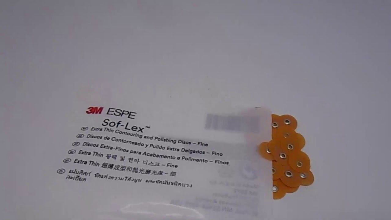 Bor Soflex 3M Extra Thin Fine Disc - YouTube