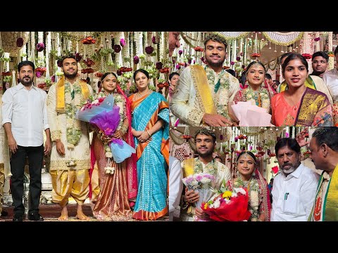 Pargi MLA Daughter Wedding | Cm Revanth Reddy | MLA Yashaswini Reddy | Deputy Cm | Raj Gopal Reddy 