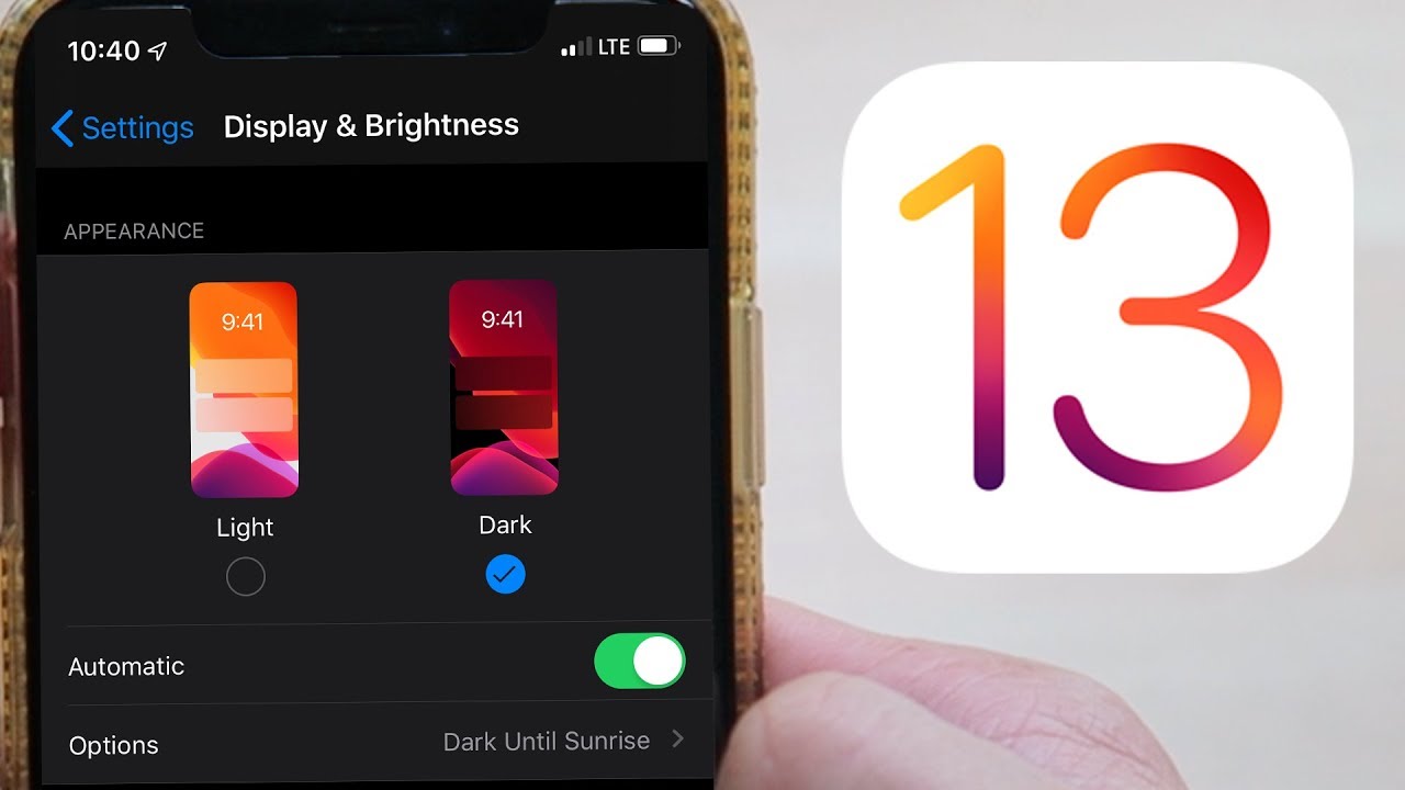 iOS 13: Hands-on with Dark Mode, New Volume HUD & New Wallpapers! - YouTube
