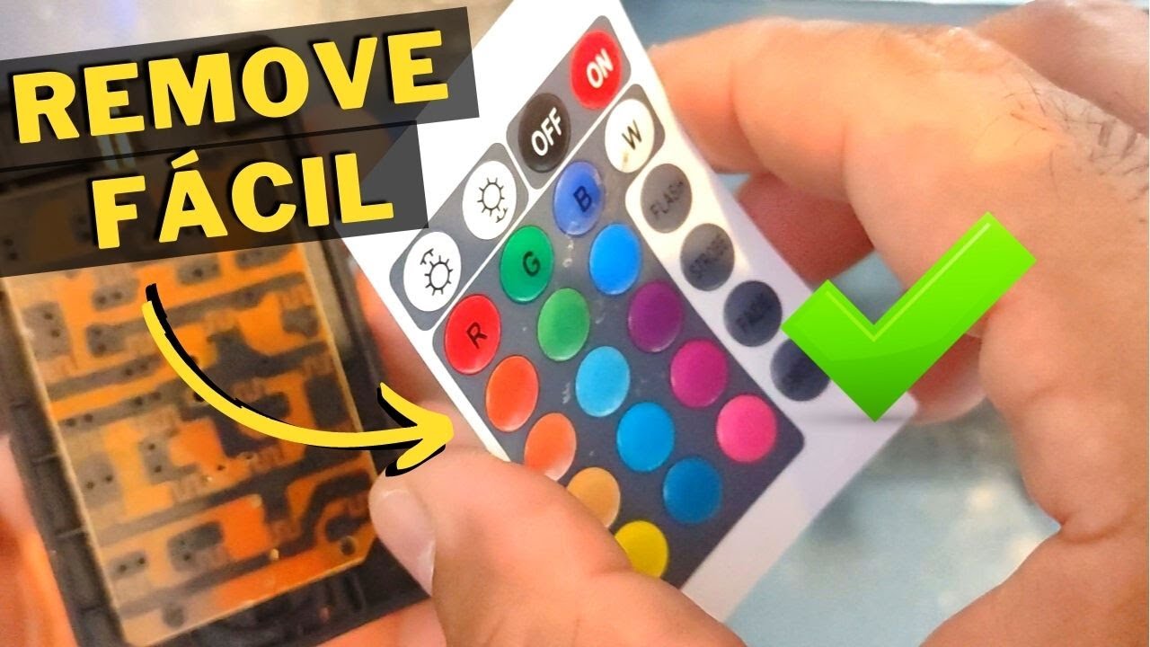 COMO ABRIR CONTROLE DE LED - SIMPLES E FÁCIL - YouTube