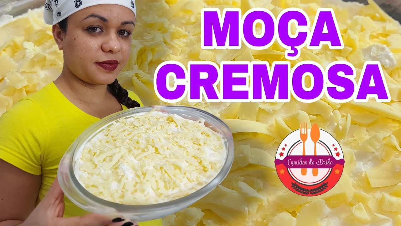 MOÇA CREMOSA NA TRAVESSA./Comidas da Drika - YouTube