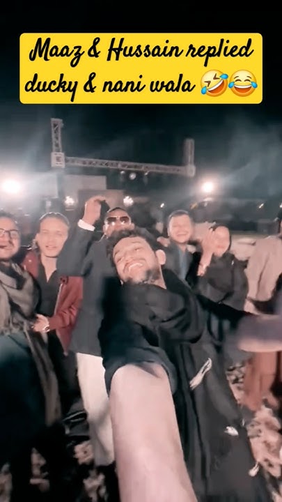 Maaz & hussain replied ducky & nani wala #shorts - YouTube