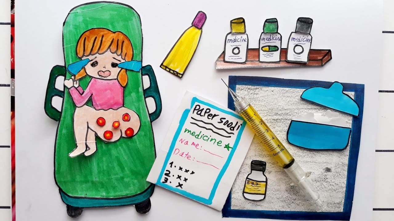 [🌾Paperdiy🌾] Pop the pimples / care tips [ASMR] 종이놀이 paper play / 紙遊び ...