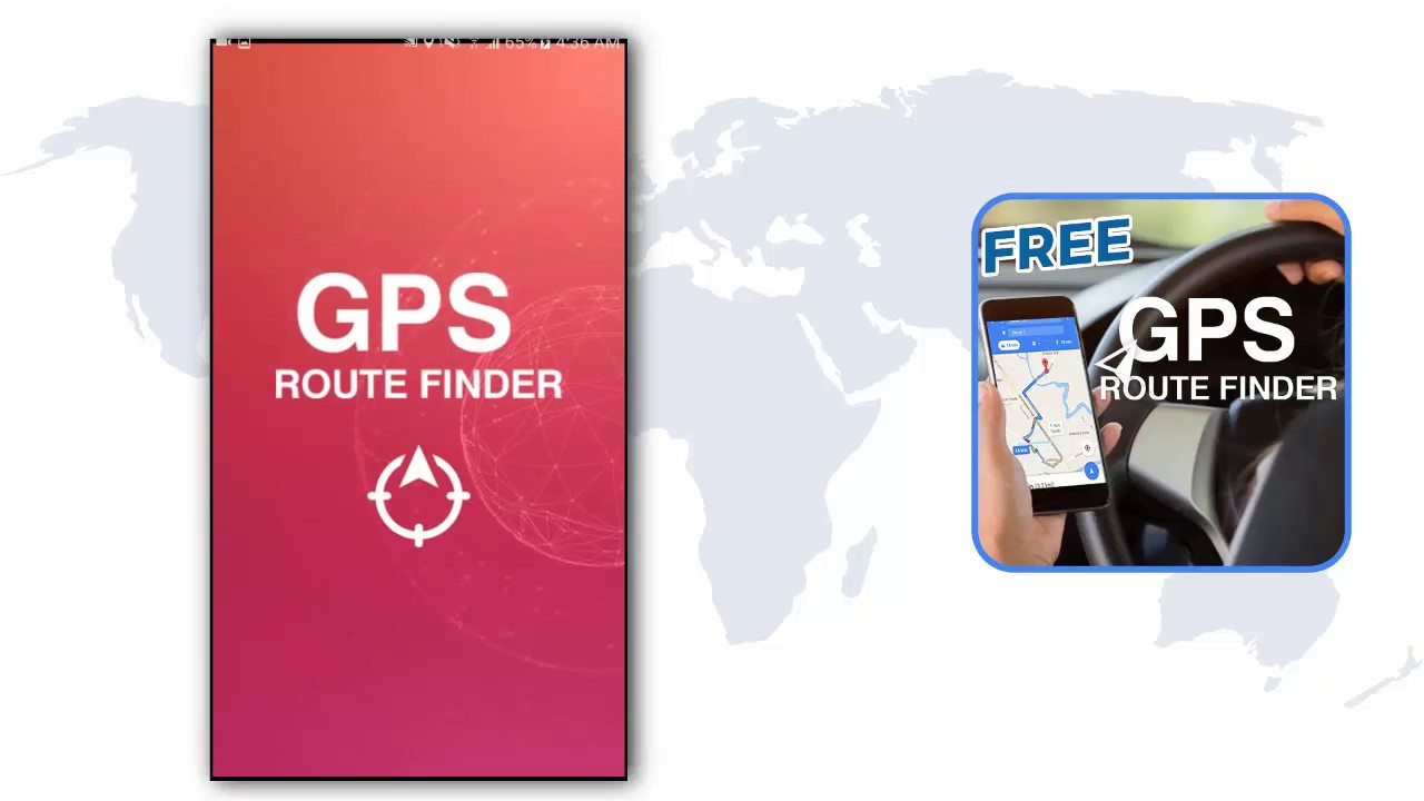 How to use gps route finder. - YouTube