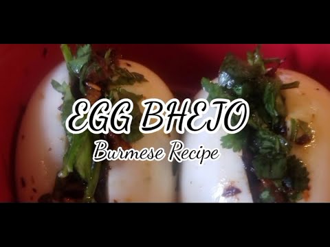 EGG BHEJO|Burmese Food Recipe|Egg Recipes|Boiled Egg with Stuffing ...