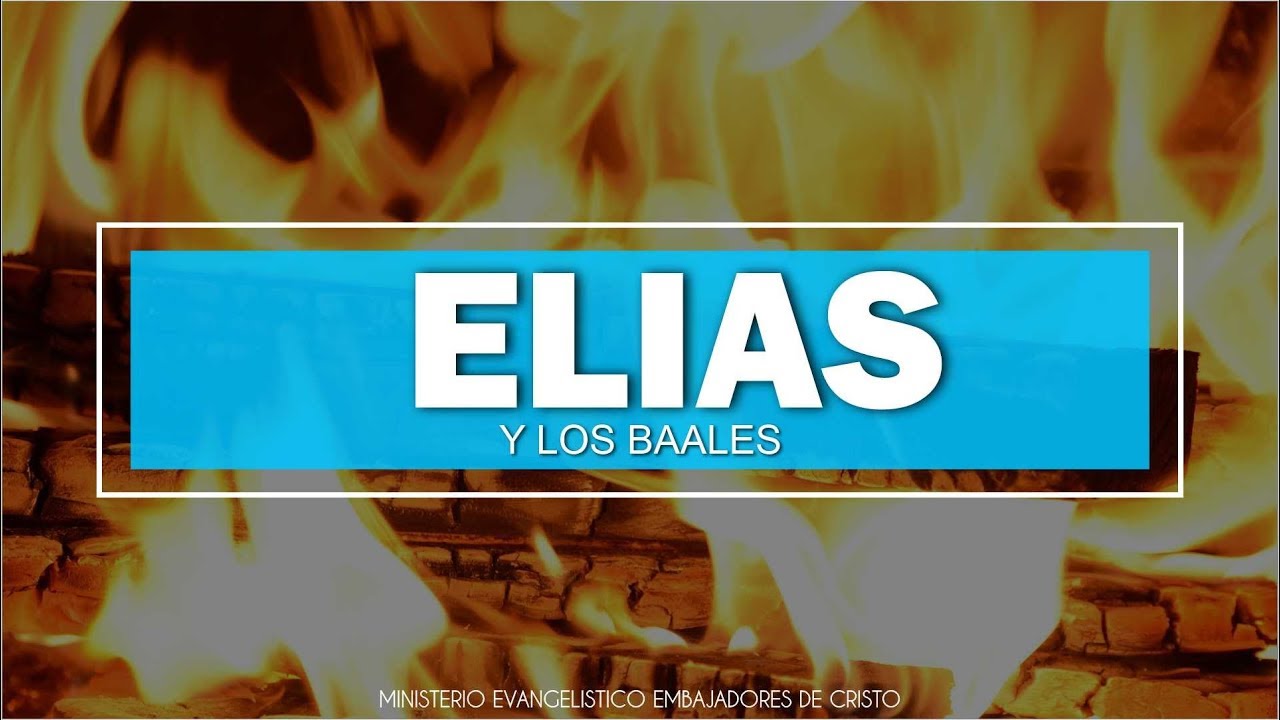 ELIAS Y LOS BAALES #33 ELIEZER NEGRON predicas de bendicion - YouTube
