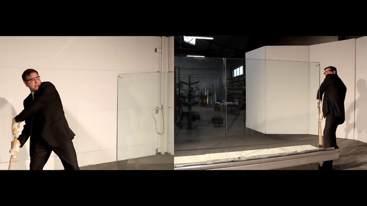 Sentryglas Plus laminated glass testing - YouTube