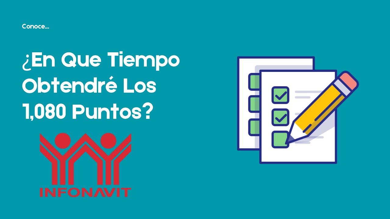 ¿Cuándo Alcanzaré el PUNTAJE MÍNIMO? | Infonavit - YouTube