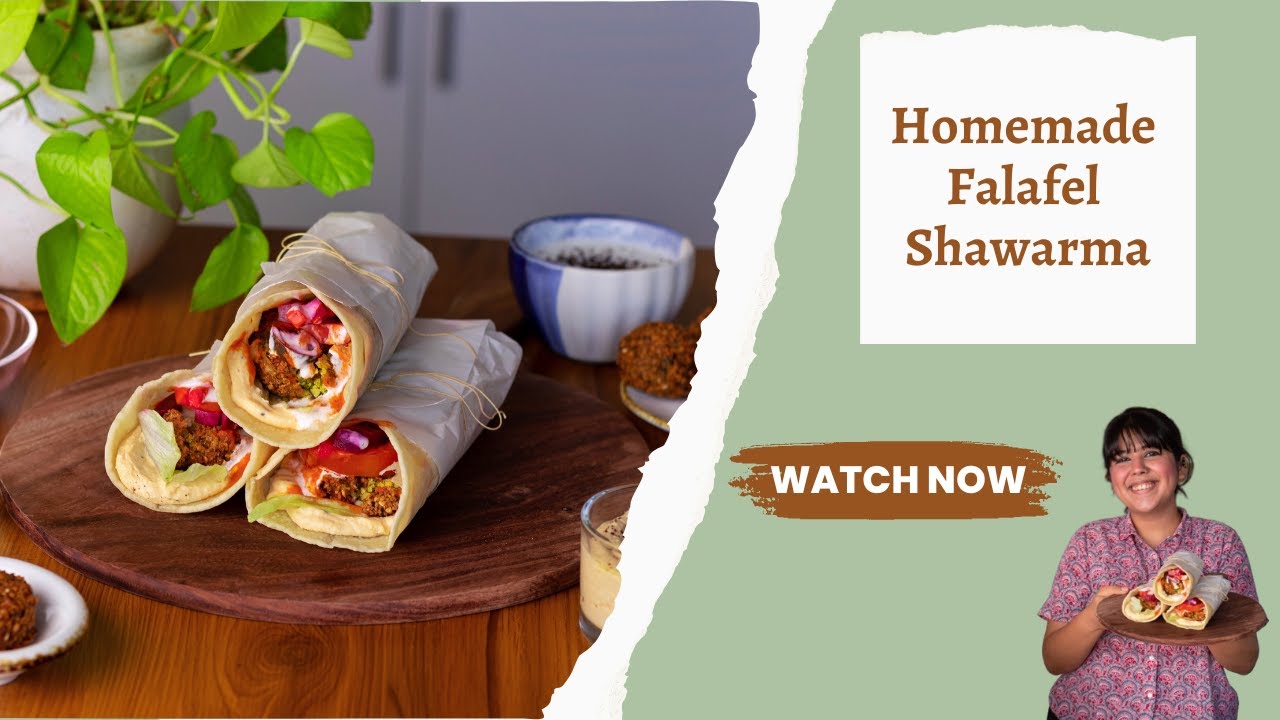 Homemade Falafel Shawarma! - YouTube