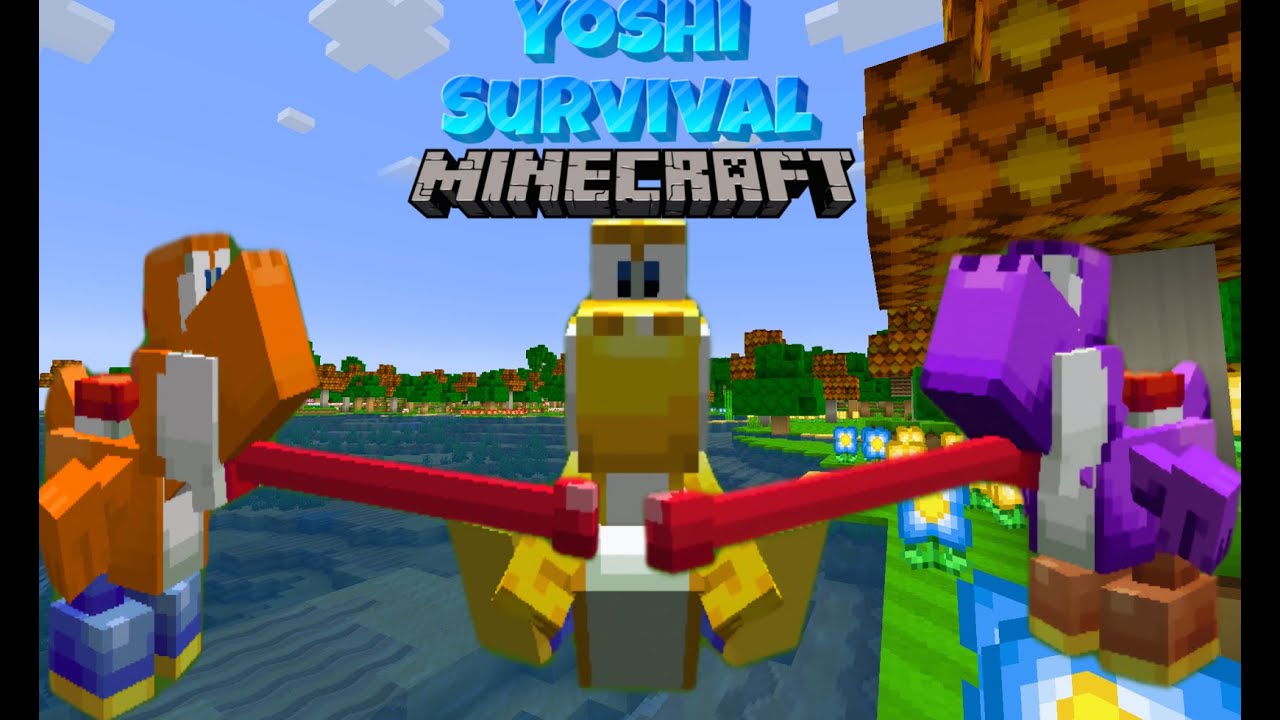 Yoshi Survival Ep 1 #minecraftsurvivalseries #minecraft - YouTube