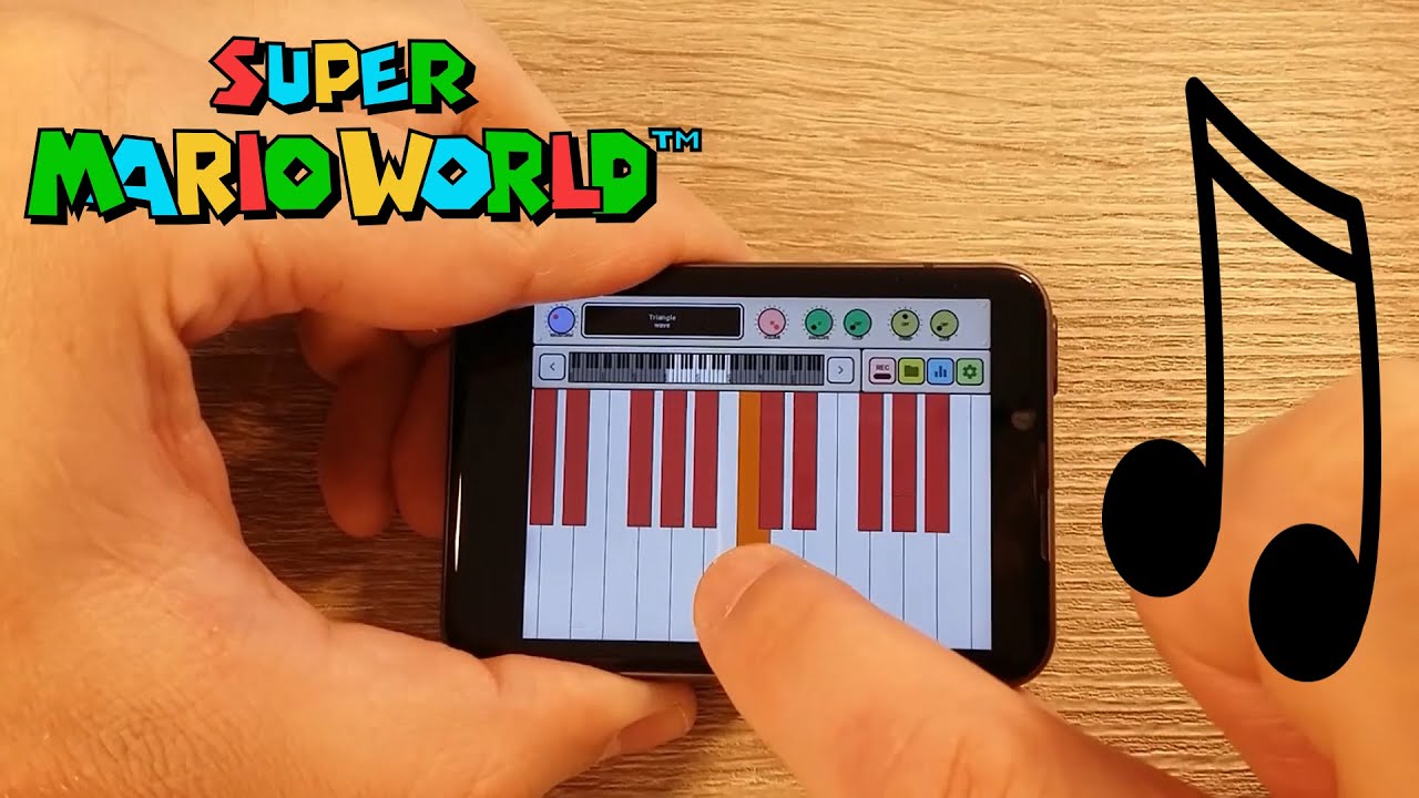Super Mario World Music Piconica 8-bit Sound App Synthesizer LOKMAT ...