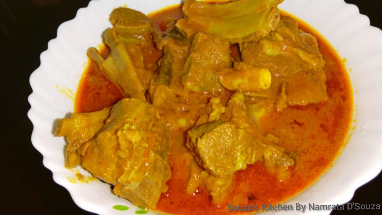 Manglorean Mutton Curry I Authentic Manglorean Mutton curry in Pressure ...