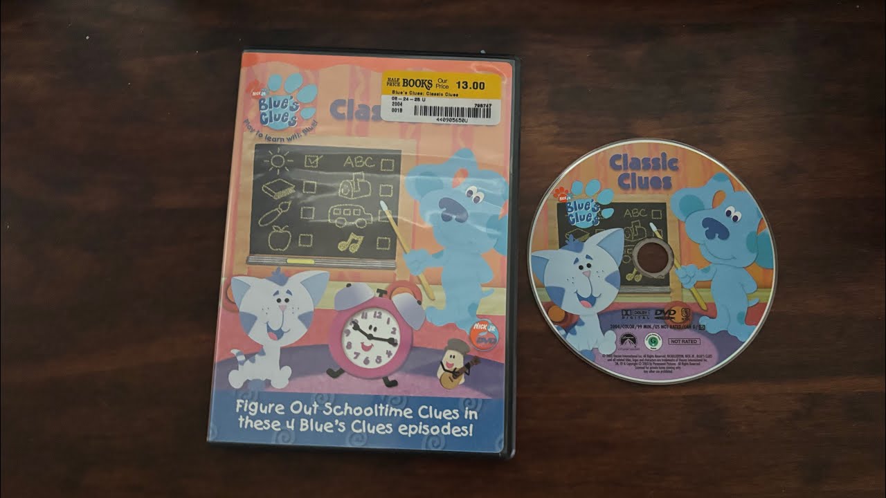 Opening To Blues Clues Classic Clues 2004 DVD - YouTube
