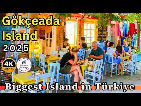 Turkey 2025 4K Walking Tour | Çanakkale to Gökçeada | Biggest Island in Türkiye