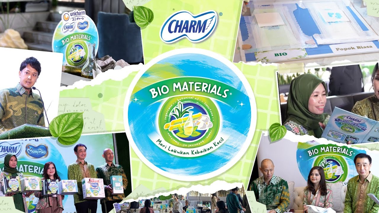 Unicharm meluncurkan produk yang menggunakan Bio Material dari 3 ...