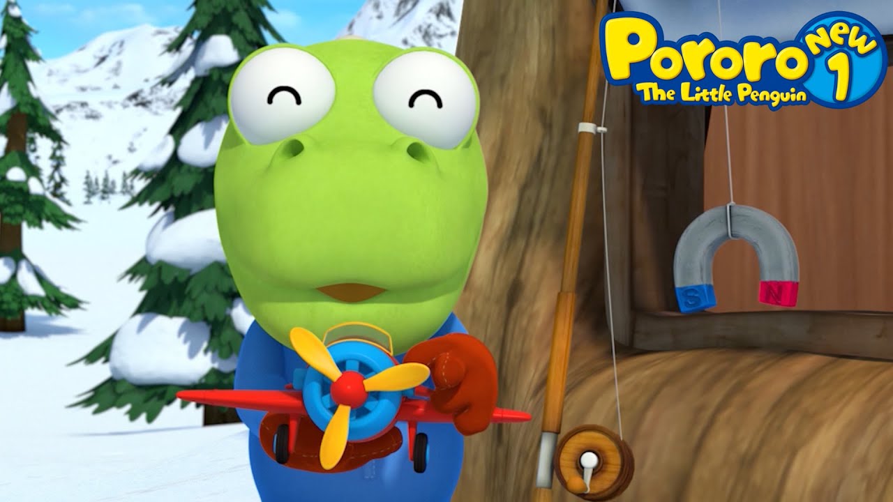 Playing With Magnets | Ep 28 | Pororo English Episodes | kids animation ...
