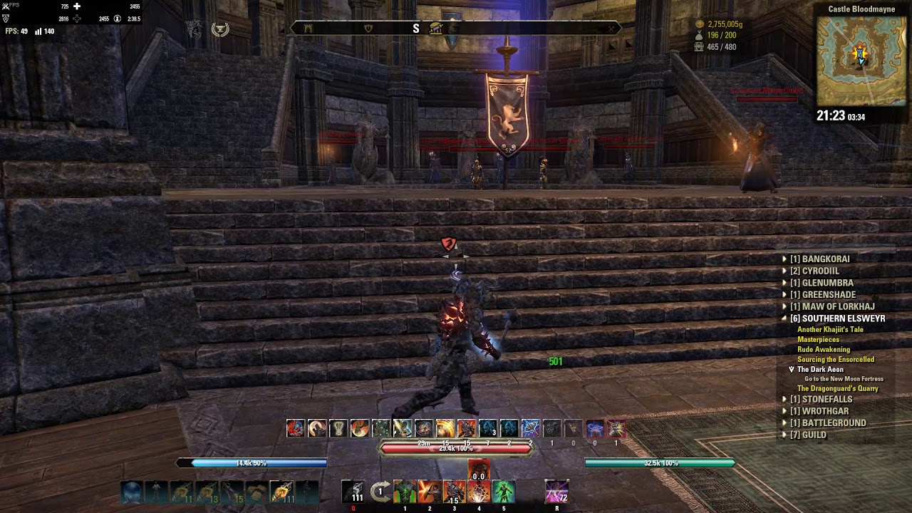 ESO: PVP-TANK-DRAGONKNIGHT-PERMABLOCK+BUILD - YouTube
