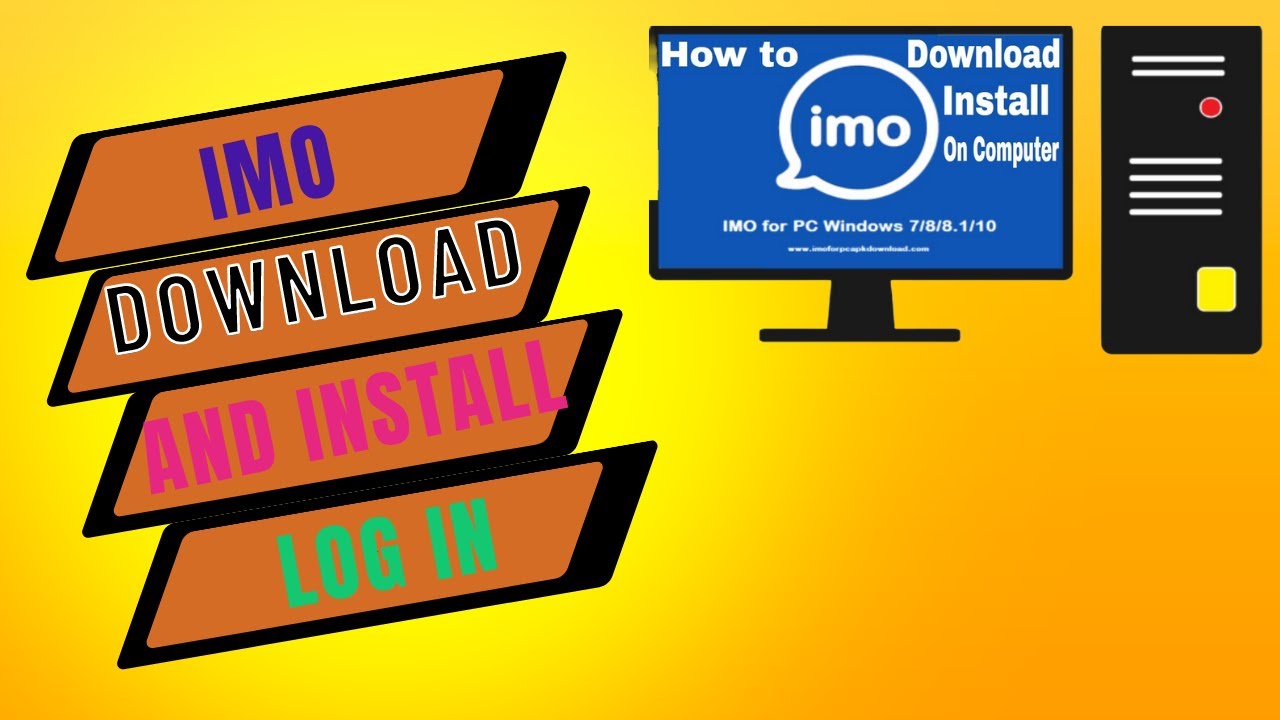 How to Download, Install And Log In IMO On PC/Laptop .Without Any App ...