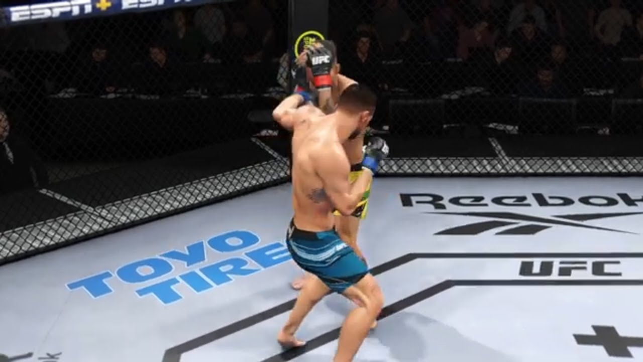 Michael Chandler vs. Charles Oliveira Full Fight - EA Sports UFC 4 ...