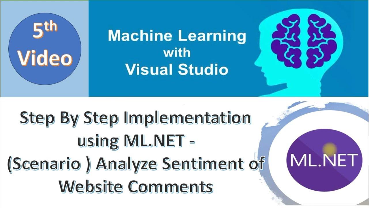 Machine Learning Course Video #5 Step By Step Implementation using ML.NET #machinelearningbasics ...