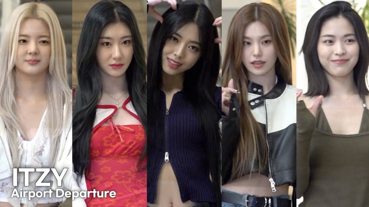 있지(ITZY) 사랑스러운 요정들 | ITZY Airport Departure - YouTube