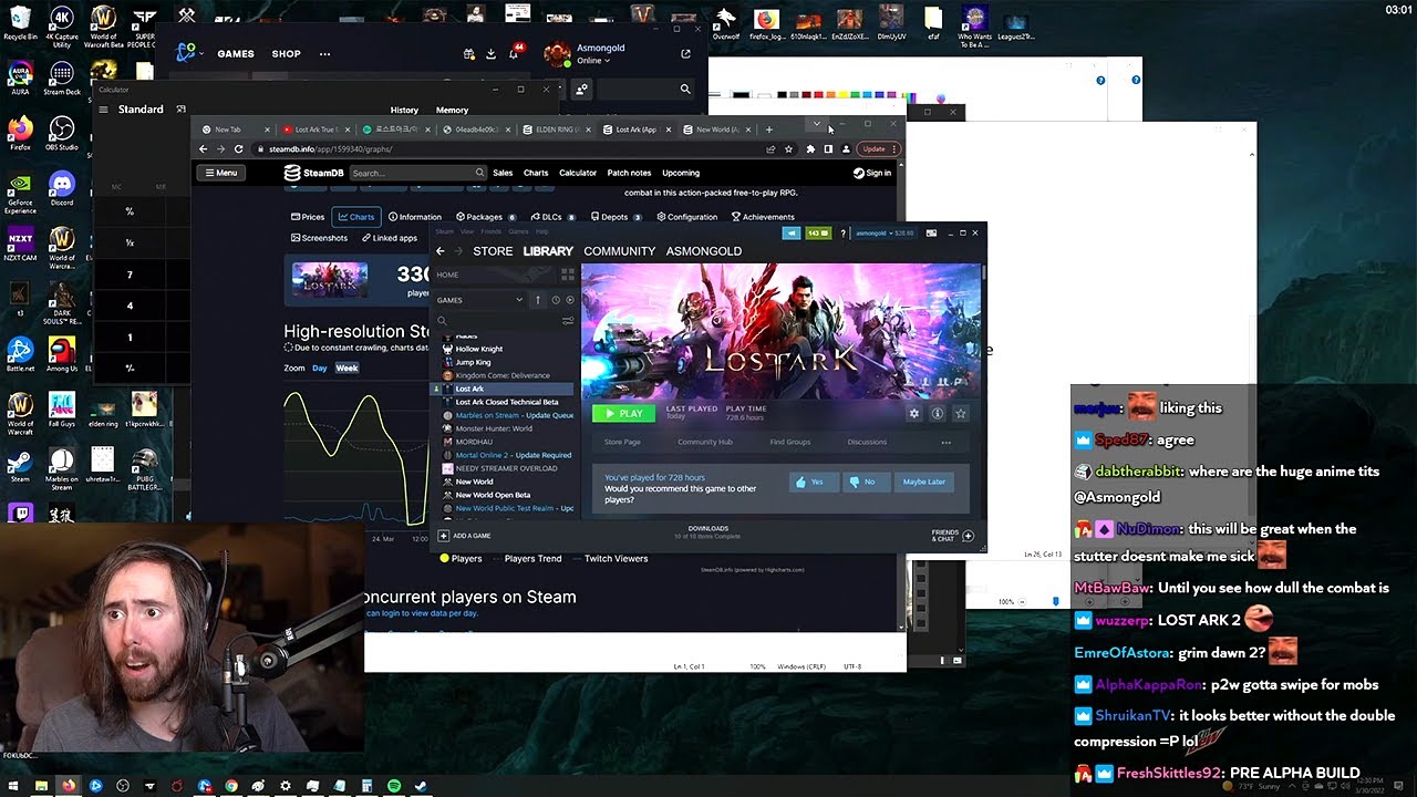 Asmongold's Desktop is a TOTAL MESS - YouTube