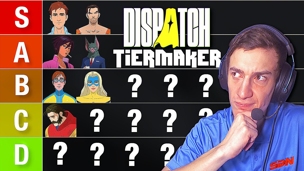 Characters Tier List - Dispatch - YouTube