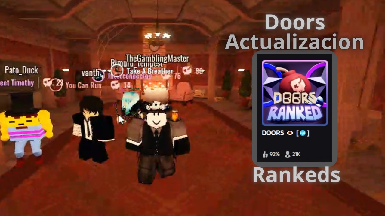 Jugamos Doors (Actualizacion + Rankeds) - Con Rimuru Vanitas y Max ...
