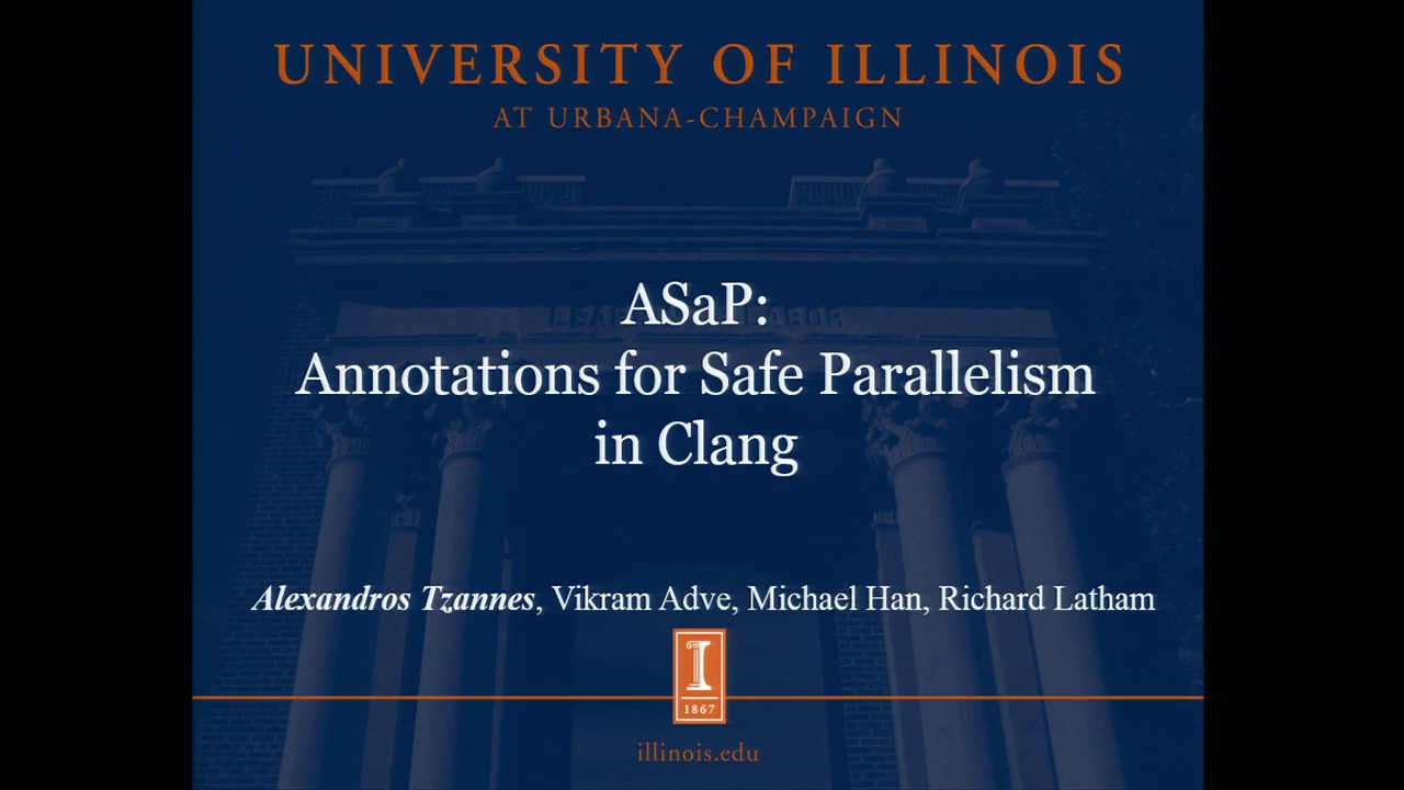 2013 Llvm Developers Meeting “annotations For Safe Parallelism In Clang” Youtube